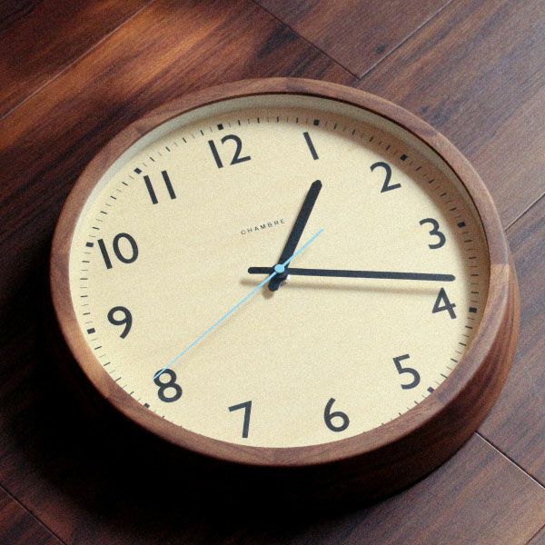 CHAMBRE DROP CLOCK シャンブル ドロップクロック ウォルナット | インテリア雑貨・掛け時計 | モノギャラリー